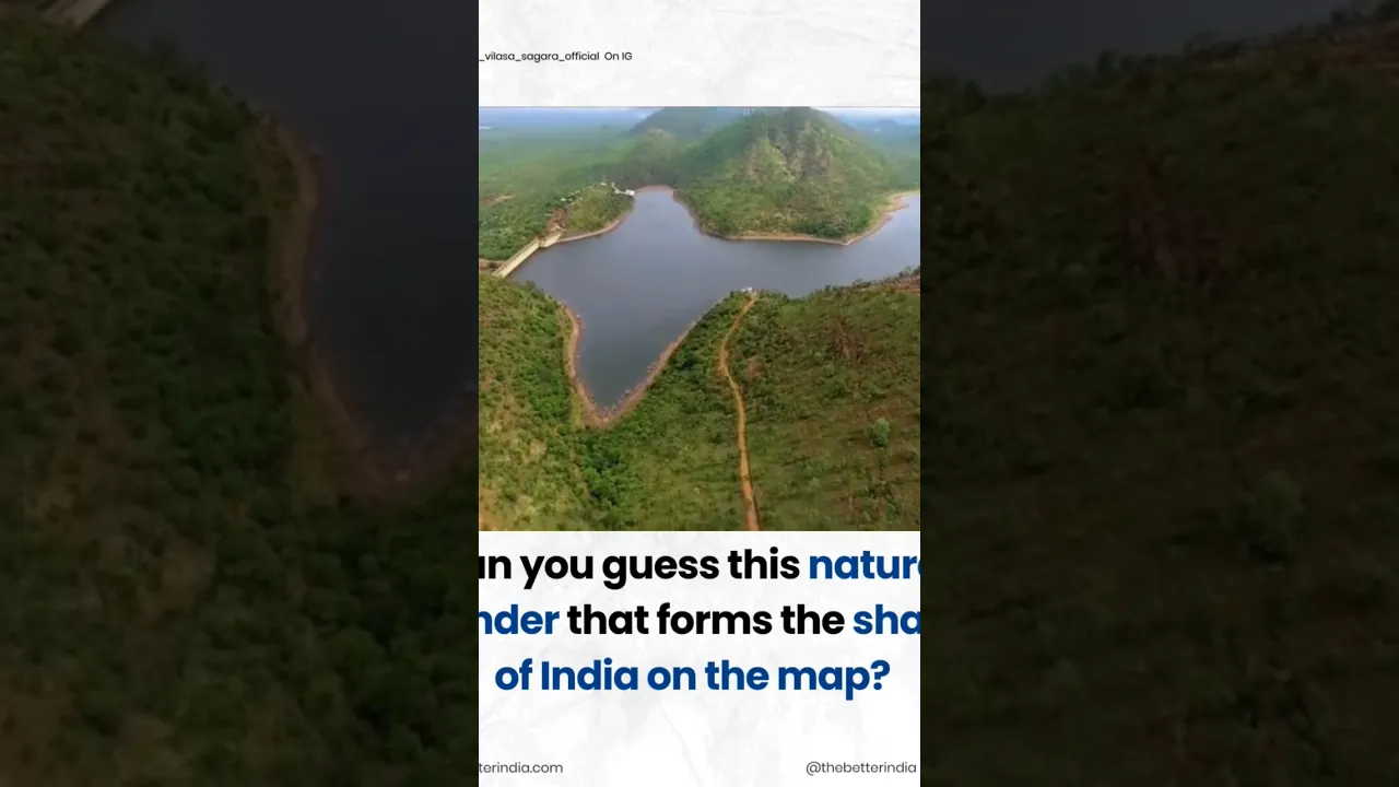 Can you guess this natural wonder that forms the shape of India on the ...