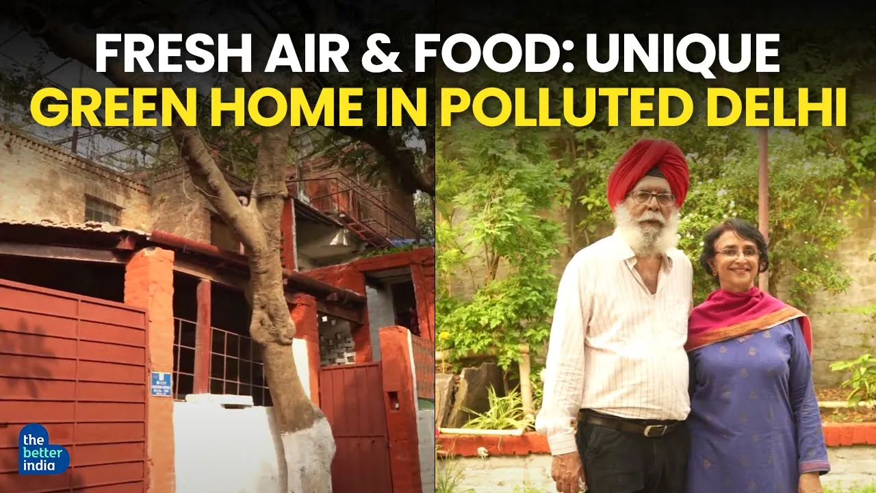 Fresh Air & Food: Unique Green Home In Polluted Delhi - The Better India
