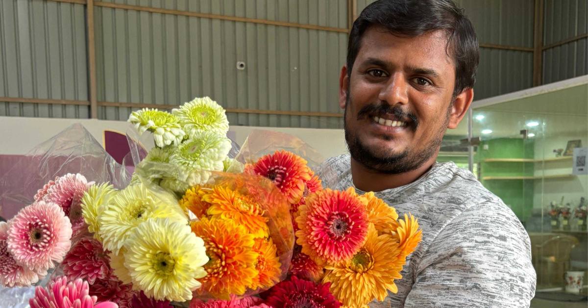 Bengaluru Engineer’s Leap to Flower Farming Grew Into a Rs 7 Lakh/Month ...