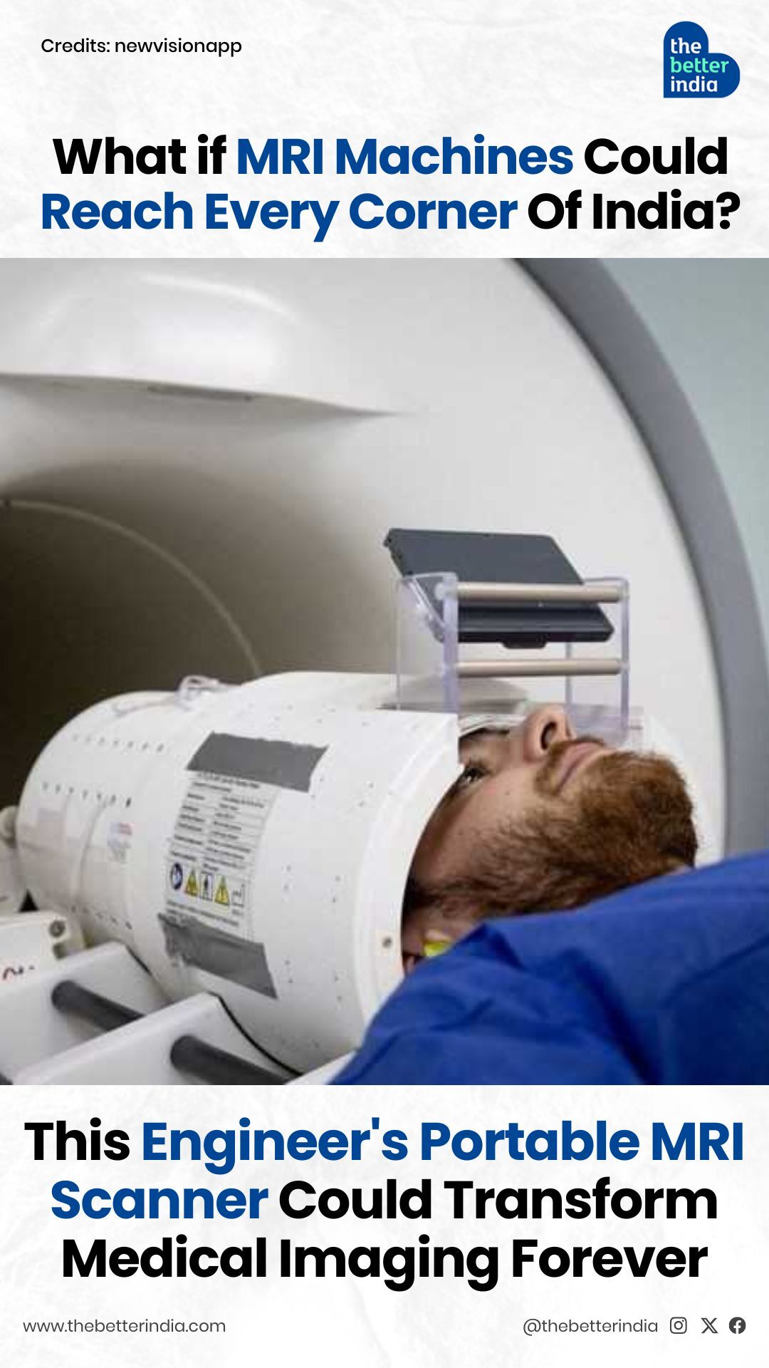 Engineer's Portable MRI Scanner Could Transform Medical Imaging Forever