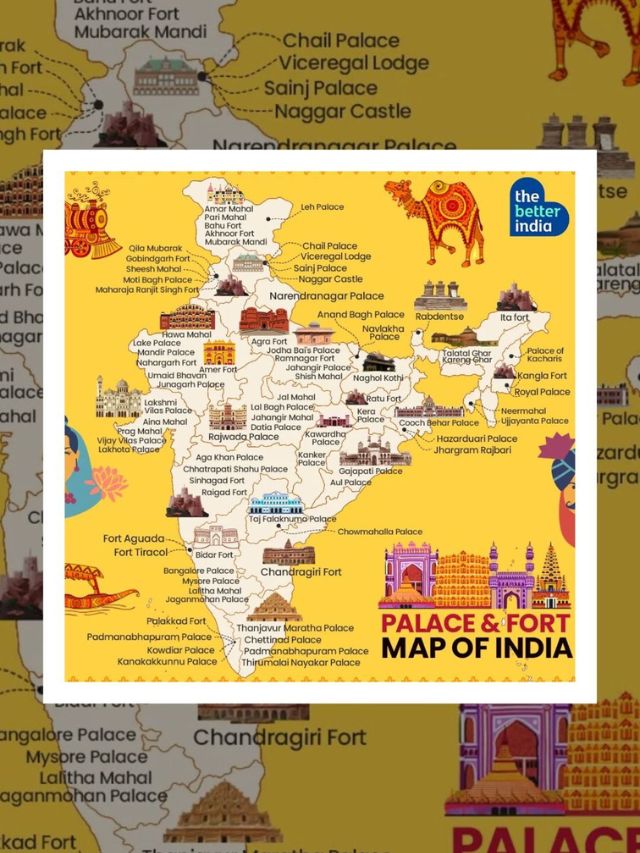 The Ultimate Map of India’s Forts & Palaces