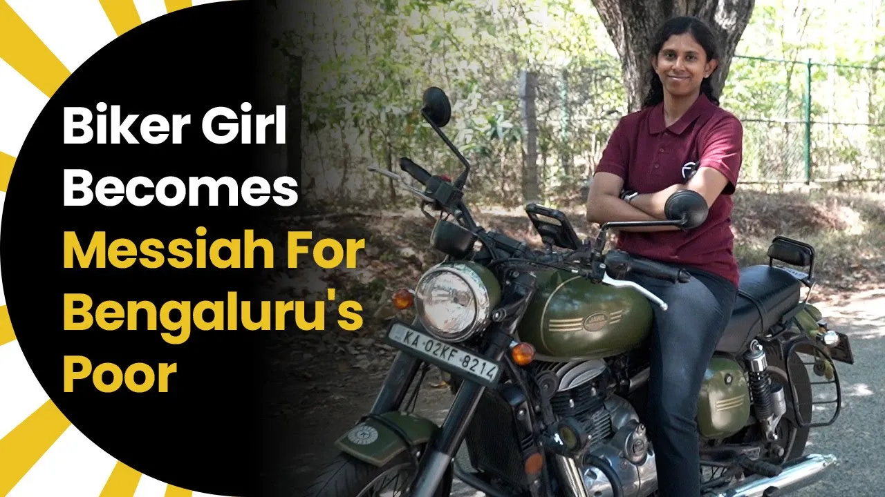 Biker Girl Becomes Messiah For Bengaluru's Poor - The Better India
