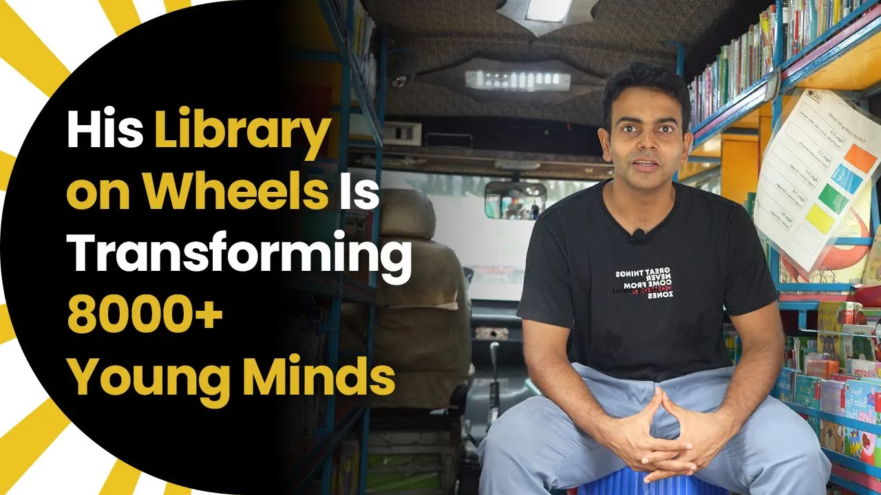 His Library on Wheels Is Transforming 8000+ Young Minds. - The Better India