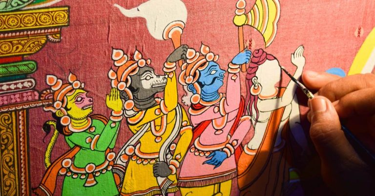 Exploring the History of India's Fading Pattachitra Scrolls
