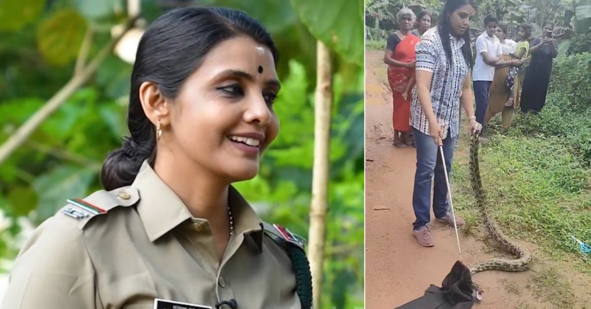 Meet Dr GS Roshni, Kerala’s First Female Snake Rescuer